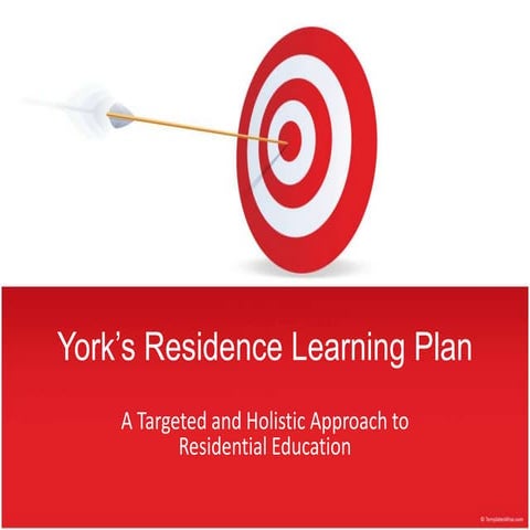 York’s residence learning plan oacuho | PPTX