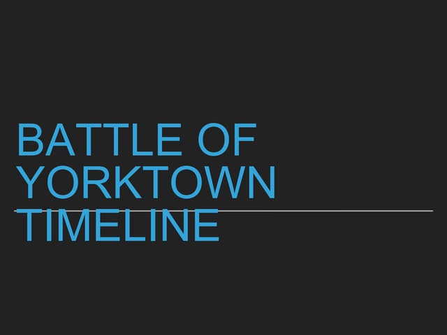 The Battle of Saratoga | PPT