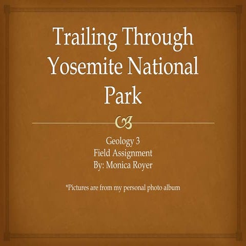 Yosemite national park | PPTX