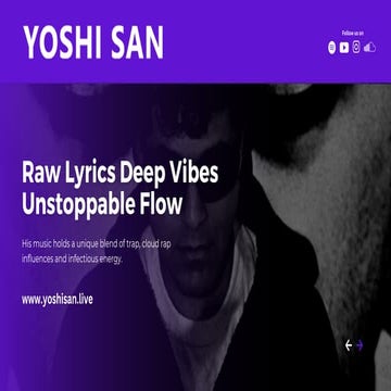 Yoshi San – The Rising Hip Hop Artist Redefining Music | PPT