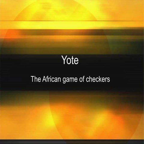 Yote2 | PPT | Board Games and Puzzles | Games and Puzzles