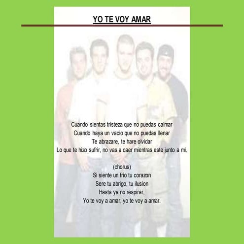 Letra more than this español | PPTX