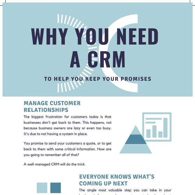 Why You Need a CRM | PDF