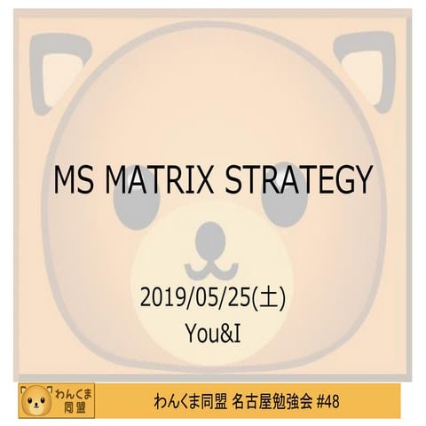 MS MATRIX STRATEGY | PDF
