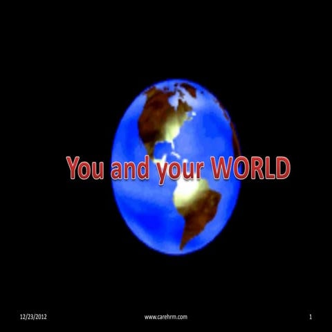 You and your world | PPTX | Astrology | Religion & Spirituality