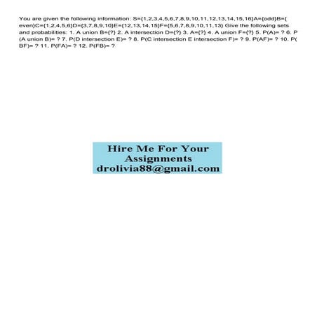 You are given the following information S12345678.pdf