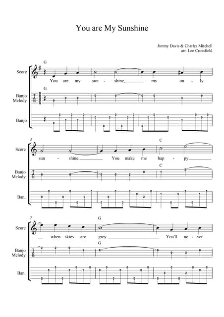 Melodic 5 String Banjo Roll patterns | PDF | Classical Music | Music