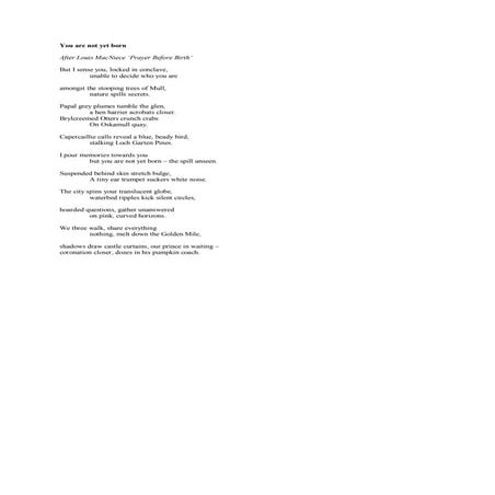 You are not yet born | PDF