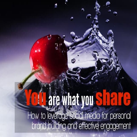 You are what you share tbe12 genova | PPT