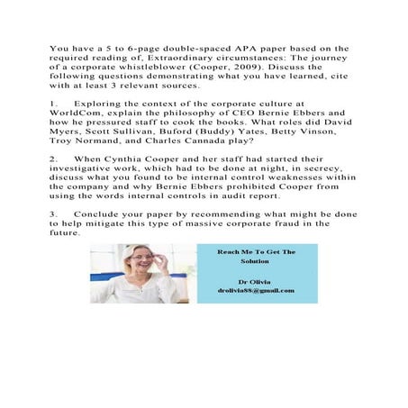 You have a 5 to 6-page double-spaced APA paper based on the required.docx