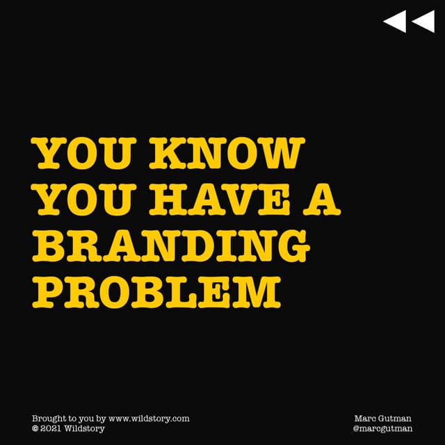 You Know You Have A Branding Problem | PDF