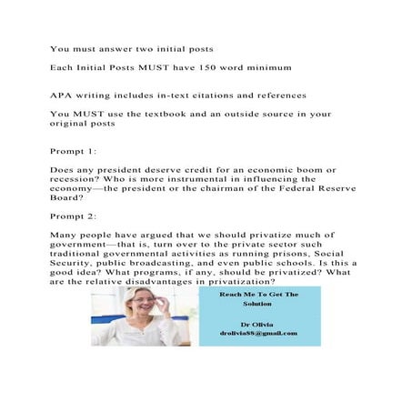 You must answer two initial posts Each Initial Posts MUST have 1.docx