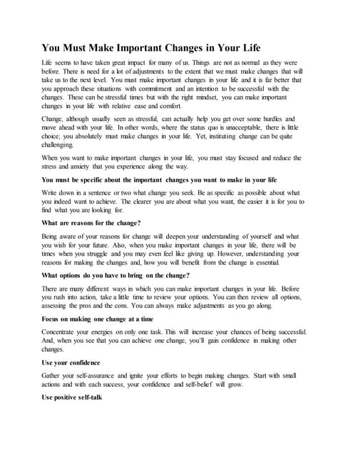 Choices Have Consequences | DOC