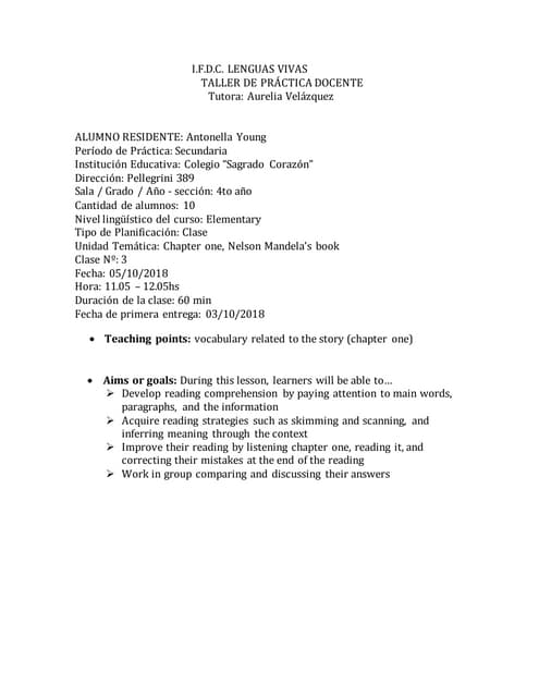 Lesson plan-of-past-continuous-tense | DOC | Homework and Study | Education