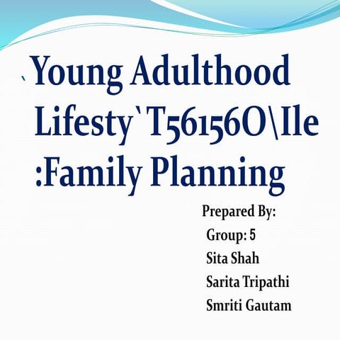 Young adulthood(1) | PPT