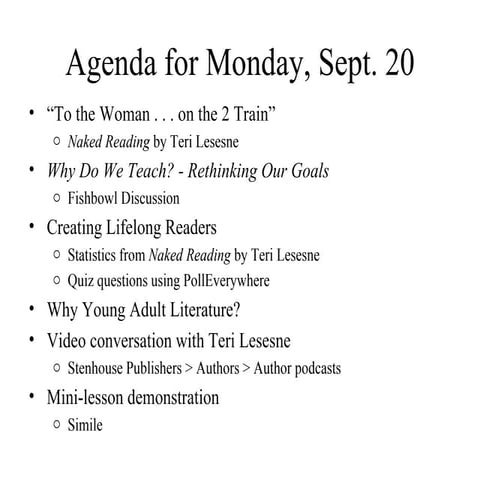 Young Adult Literature | PPT