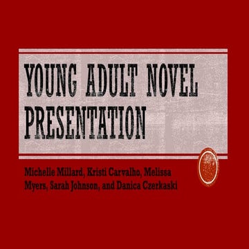 Young Adult Novel Presentation | PPT