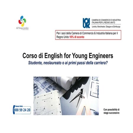 Corsi di inglese per giovani ingegneri - English for Young Engineers | PDF