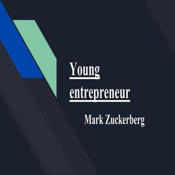 Young entrepreneur | PPTX