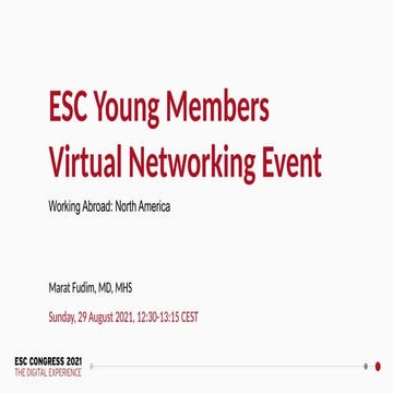 Young event - 'North America' - ESC Congress 2021[91] - Read-Only.pptx