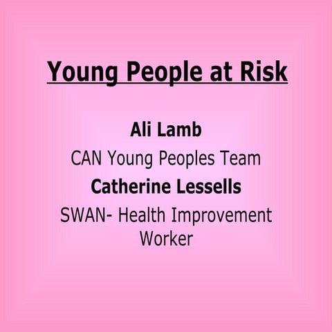 Young people at risk 2 | PPT | Debated Sensitive Social Issues ...