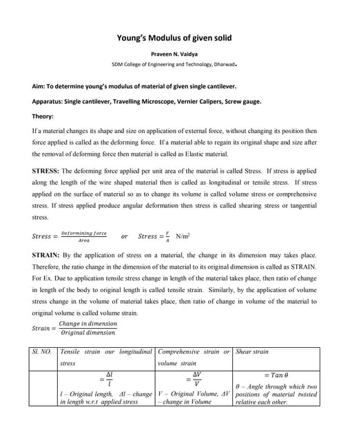 Introduction to Elasticity of materials | PPTX | Geology | Science