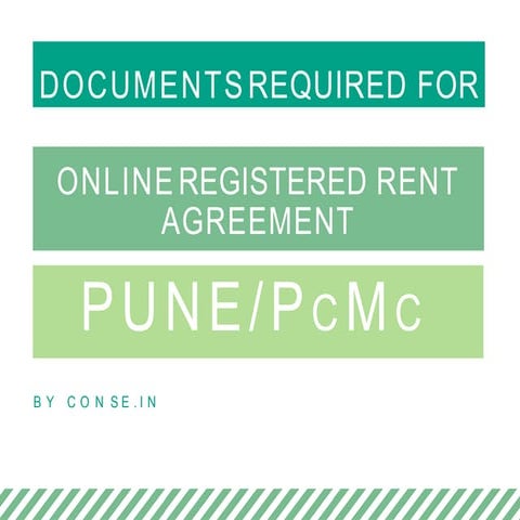 Documents Required for Online Registered Rent Agreement Pune/PCMC ...