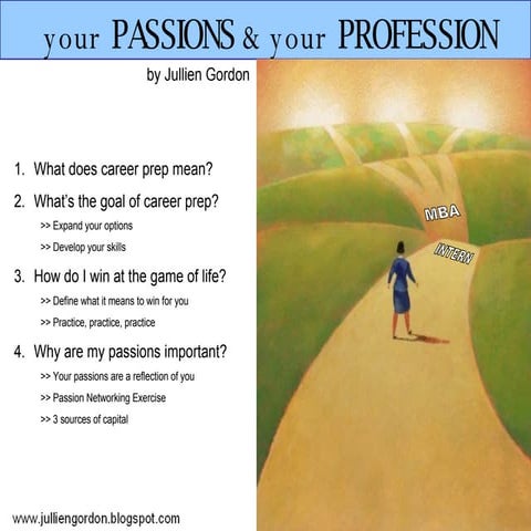 Your Passions & Your Profession | PPT