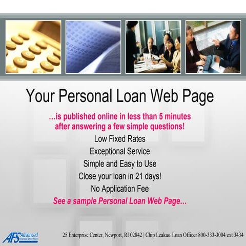 Your Personal Loan Page | PPT