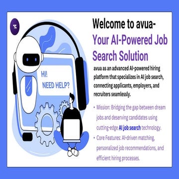 Your AI Job Search - avua | PPTX