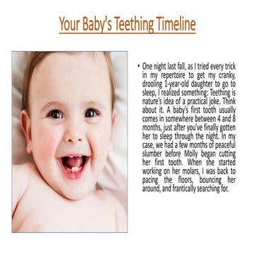 Teething remedies: How to treat teething pain | PPTX
