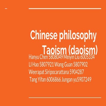 Daoism | PPTX