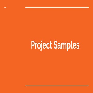 Sample Projects | PPTX