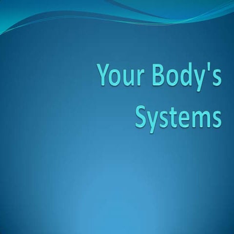 Your body's systems | PPT