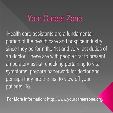 Your career zone | PPTX