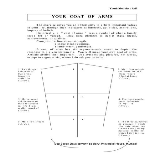 Coat Of Arms Activity