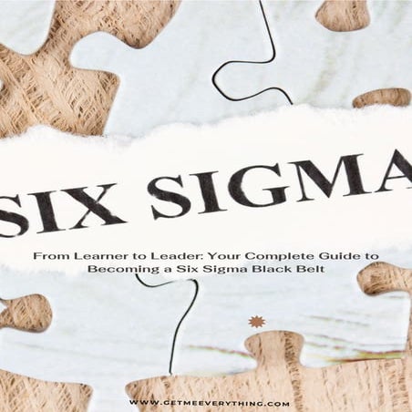 Your Complete Guide to Becoming a Six Sigma Black Belt | PDF