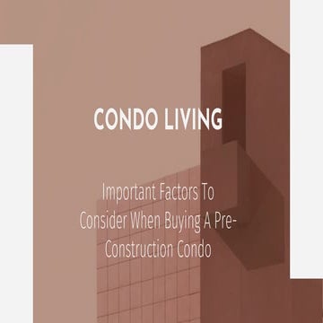 Condo Living | PPT