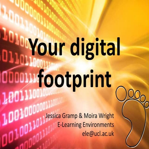 Your digital footprint | PPTX