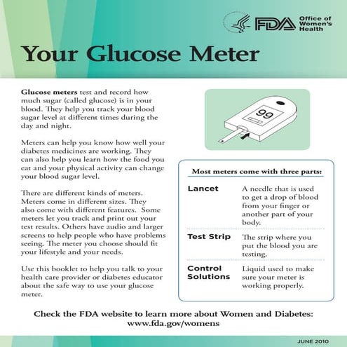 Global Medical Cures™ | Your Glucose Meter | PDF