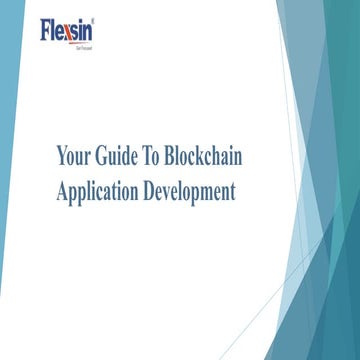Your Guide To Blockchain Application Development Pptx Computer