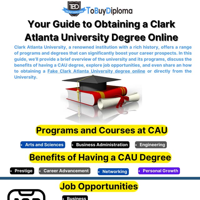 Your Guide to Obtaining a Clark Atlanta University Degree Online | PDF