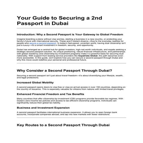 Your Guide to Securing a 2nd Passport in Dubai.docx