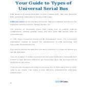 Your Guide to Types of Universal Serial Bus