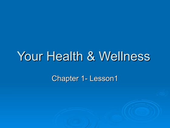 Wellness Powerpoint | PPT