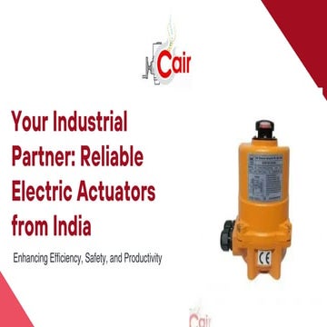 electric actuators in India | PDF