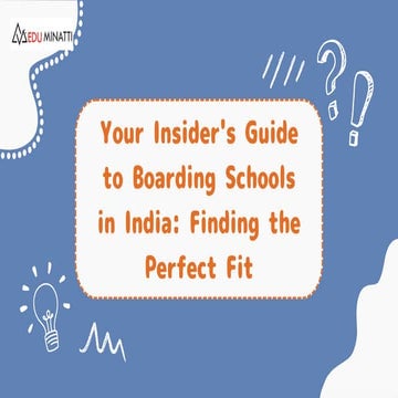 Your Insider's Guide to Boarding Schools in India Finding the Perfect ...