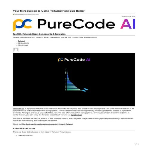 Your Introduction to Using Tailwind Font Size Better.pdf