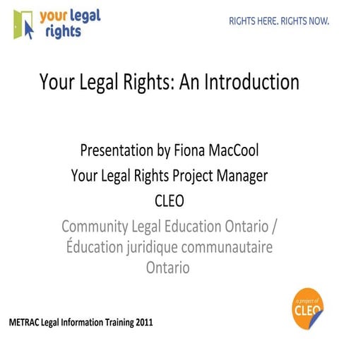 Your Legal Rights: An Introduction | PPT