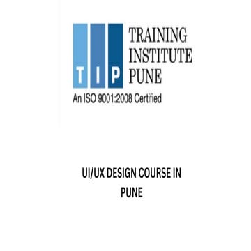 Uiux Design Course In Pune Training Institute Pune Ppt